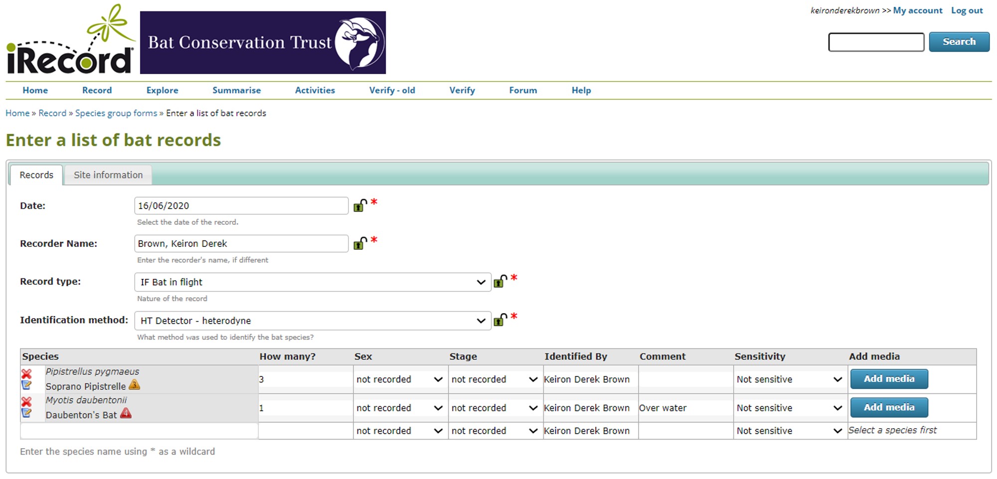 iRecord: An Introduction – Biological Recording